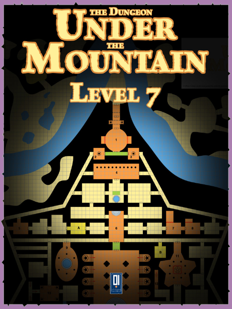 The Dungeon Under The Mountain Level 7 | PDF