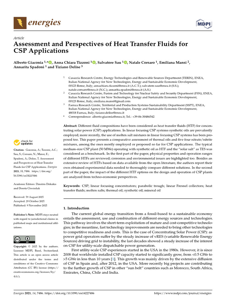 CSP Main | PDF | Physical Sciences | Materials