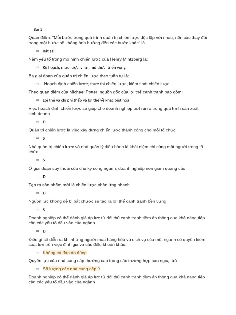 QTCL trắc nghiệm | PDF