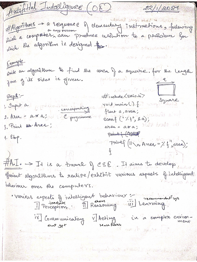 AI Full Notes | PDF