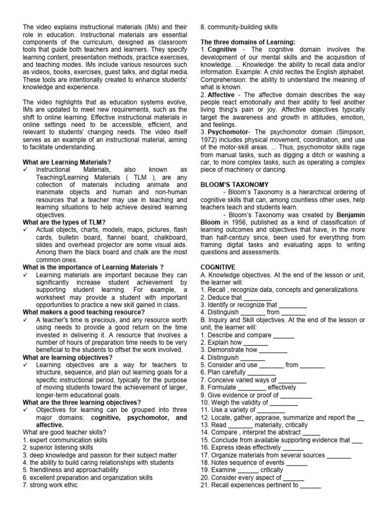 Reviewer LLMD | PDF | Learning | Teachers