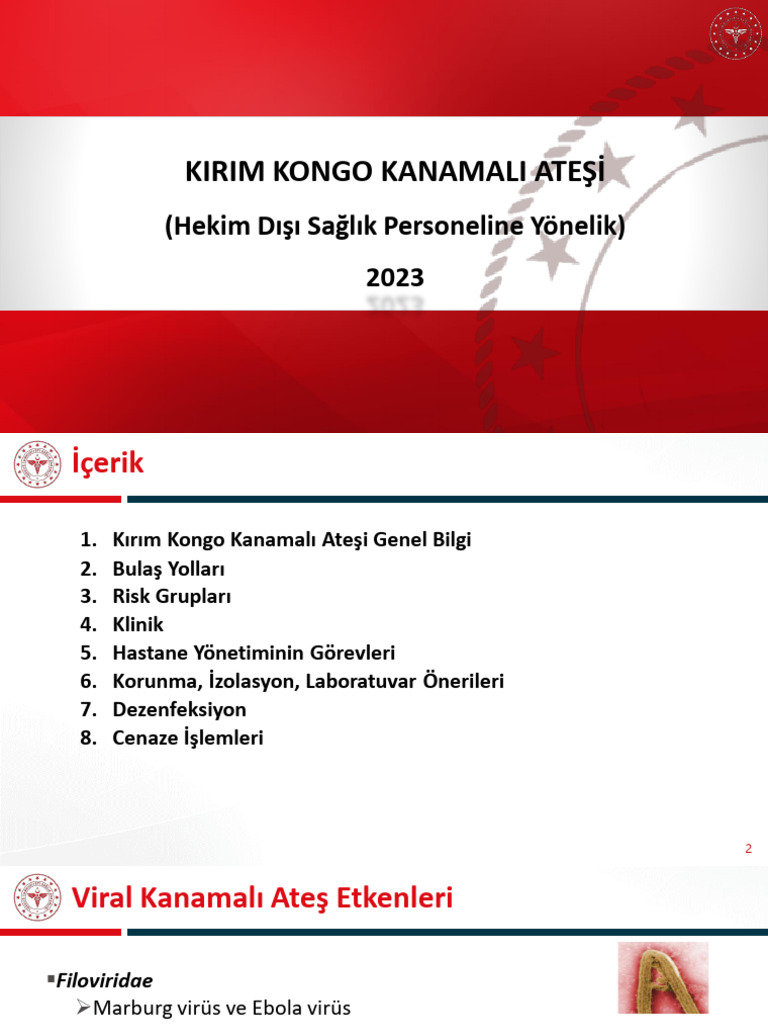 KKKA Sunum Hekim Disi Saglik Personeline Yonelik 2023 | PDF
