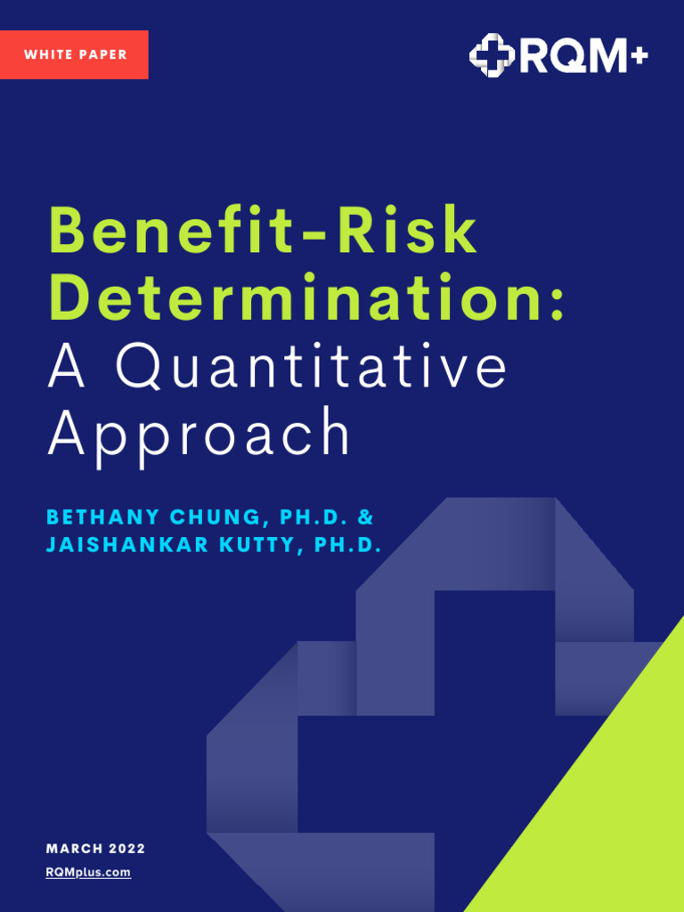 2022 Benefit Risk Determination-Quantitative Example | PDF | Risk | Wound