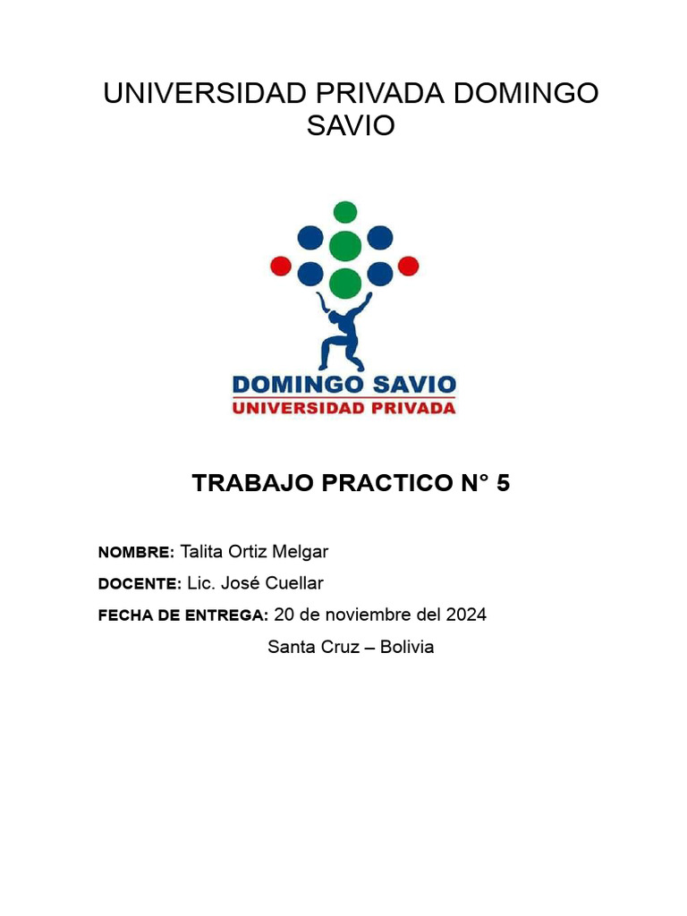 Practico N°5 | PDF | Business | Acero