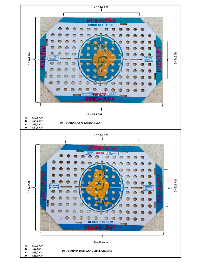 Ukuran Tutup Box Doc HCKM | PDF