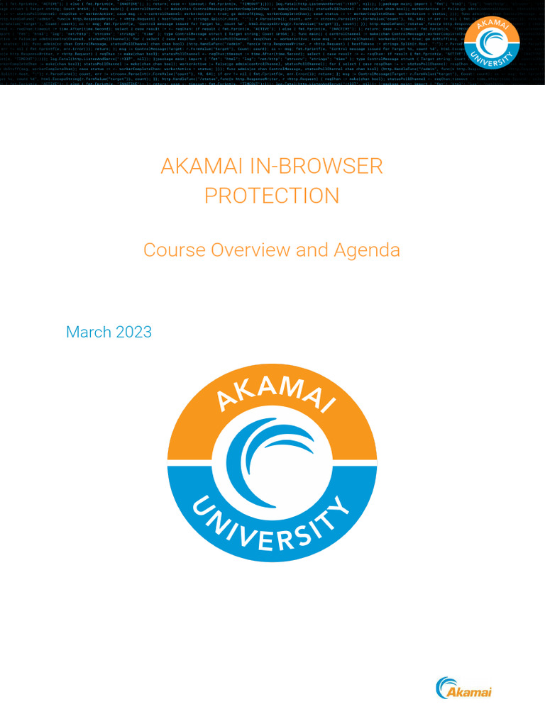 Akamai In-Browser Protection | PDF | Learning | Computing