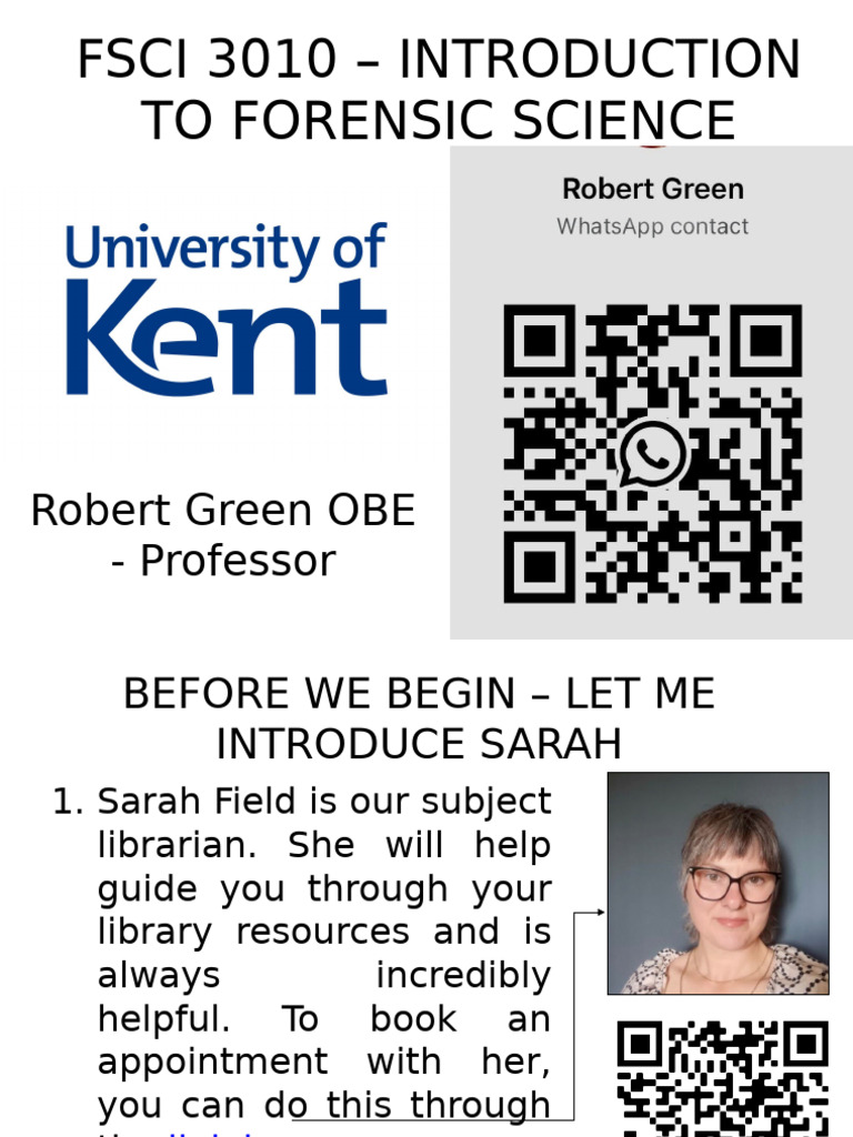 Lecture 1-Introduction 2024 | PDF | Forensic Science | Crime Scene