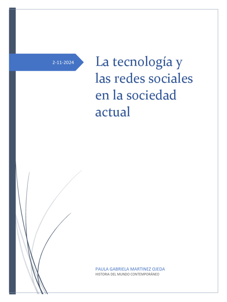 Tecnología y Redes Sociales Hoy | PDF | Teléfonos móviles | Videojuegos