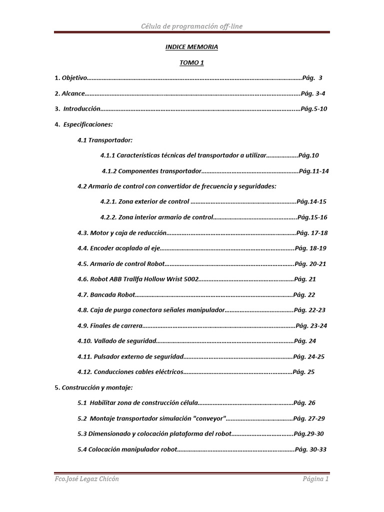 Memoria Celula de Programacion (Abb) | PDF | Robot | Robótica