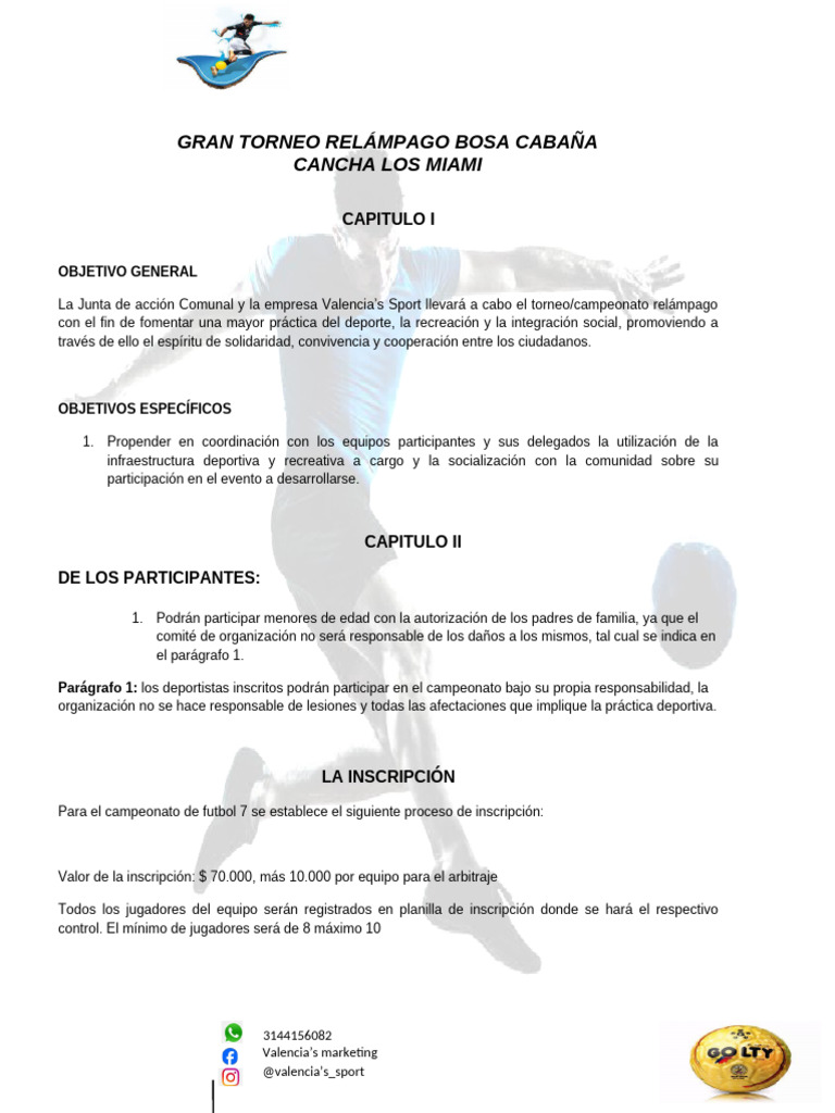 Torneo Relámpago | PDF | Asociación de Futbol | Deportes