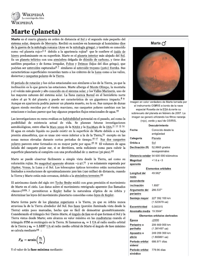 Marte Wiki | PDF