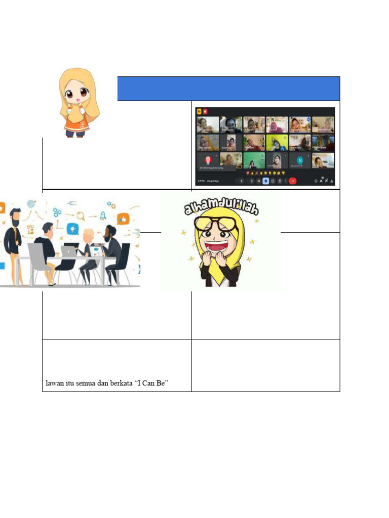 Refleksi Model Papan Cerita Reflektif - Puput | PDF | Pengembangan Diri