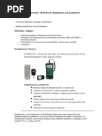 Luxometría en Seguridad Industrial | PDF | Medición | Laboratorios