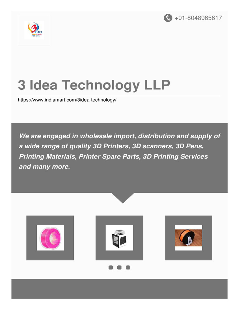 3D Printing Solutions and Products | PDF | 3 D Printing | Printer (Computing)