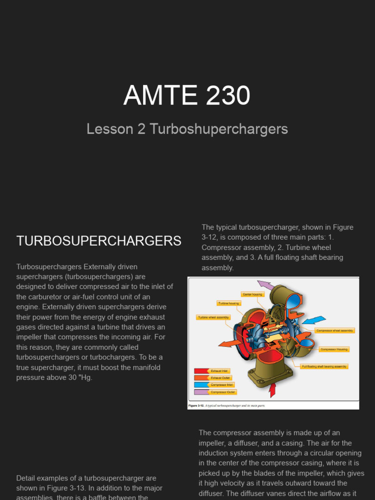 AMTE 230 ML2 | PDF | Turbocharger | Gases