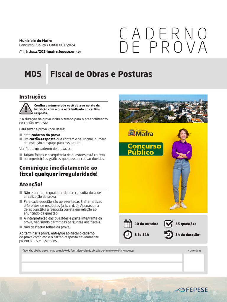 M05 - Fiscal de Obras e Posturas | PDF | Margarina