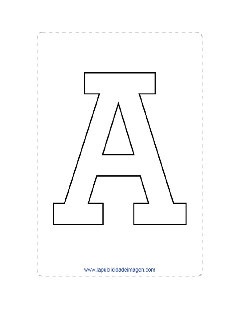 Letra A | PDF