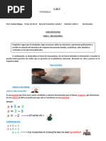 Algebra (Tema 10) Desigualdades e Intervalos | PDF | Desigualdad (Matemáticas) | Intervalo ...