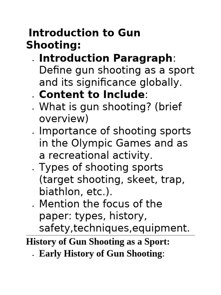 Introduction to Gun Shooting | PDF | Projectile Weapons | Ballistics