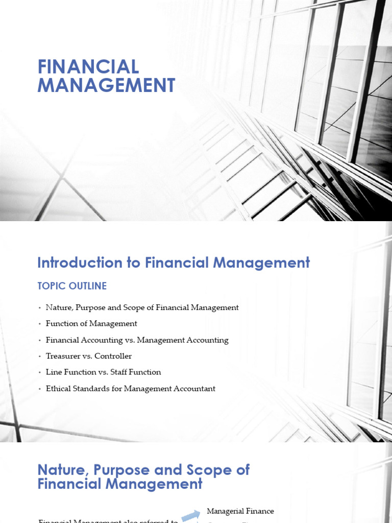 Financial Management | PDF | Financial Accounting | Accounting