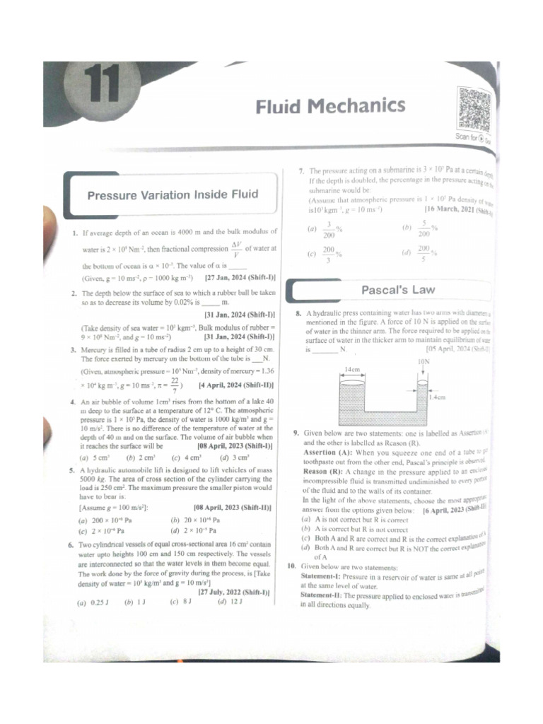 Fluid Mechanics | PDF