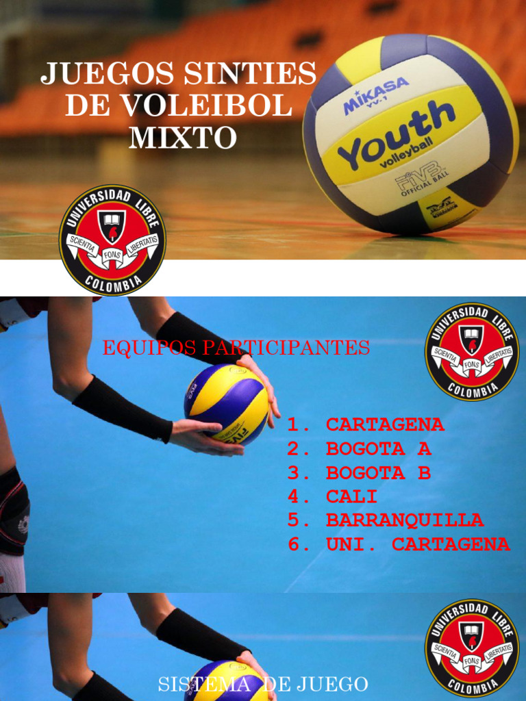 Juegos Sinties: Voleibol Mixto 2024 | PDF