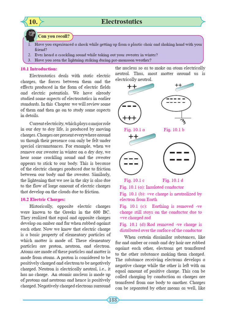 Electrostatic | PDF | Electric Charge | Electric Field
