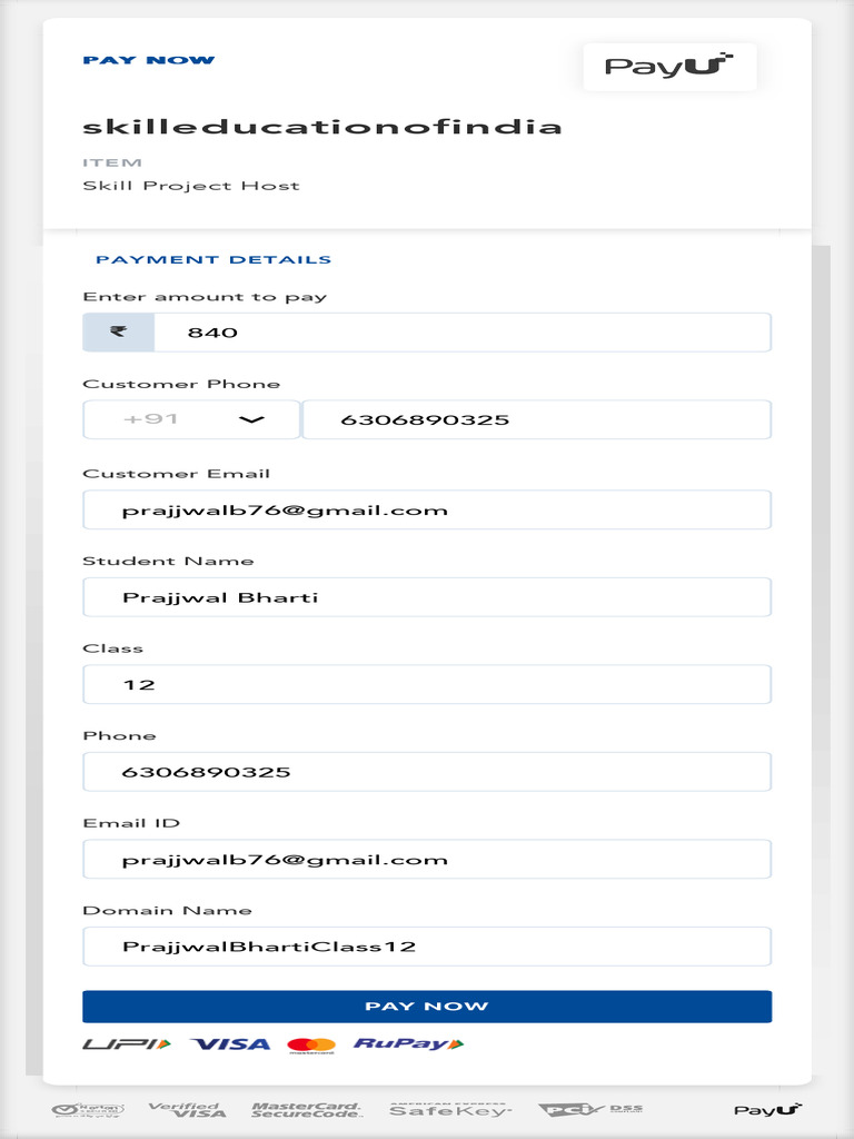 Pre-Payment Pages 2 | PDF