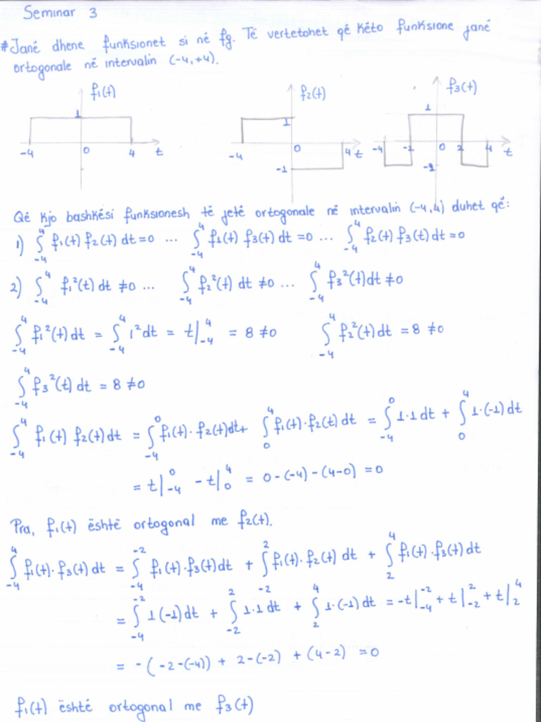 Sem - 3 - Teoria e Sinjaleve | PDF