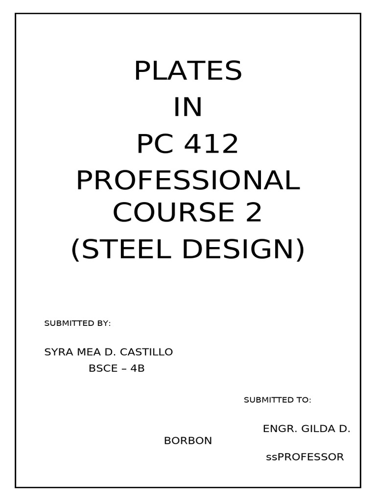 PLATES | PDF | Structural Load | Tile