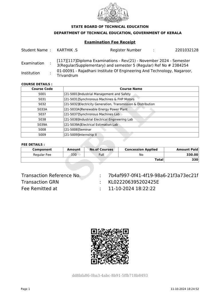 Exam Registration | PDF