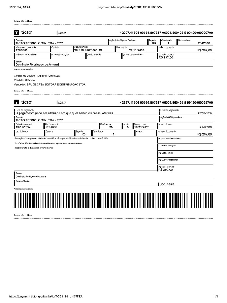 Domina To 3 Fras Cos Boleto | PDF