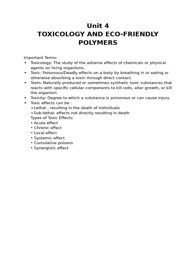 EVS - Unit 4 | PDF | Self-Improvement