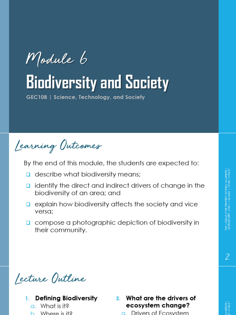 Understanding Biodiversity Concepts | PDF | Biodiversity | Ecosystem