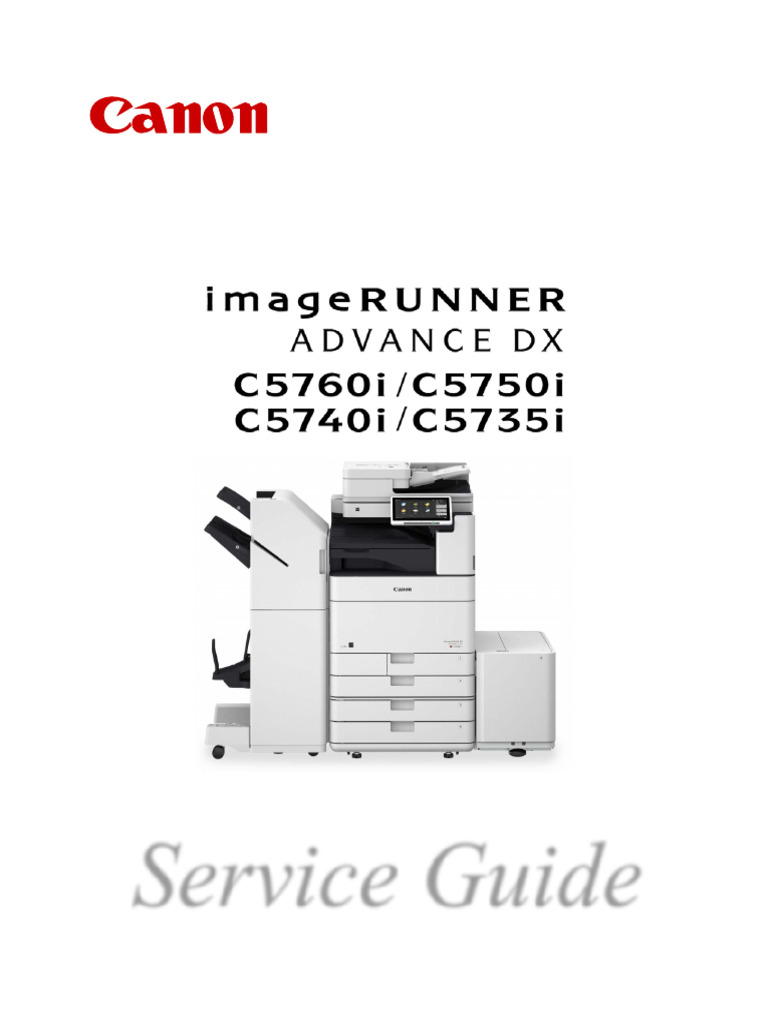 Imagerunner Advance DX c5700 Series Imagerunner Advance DX C5760i | PDF ...
