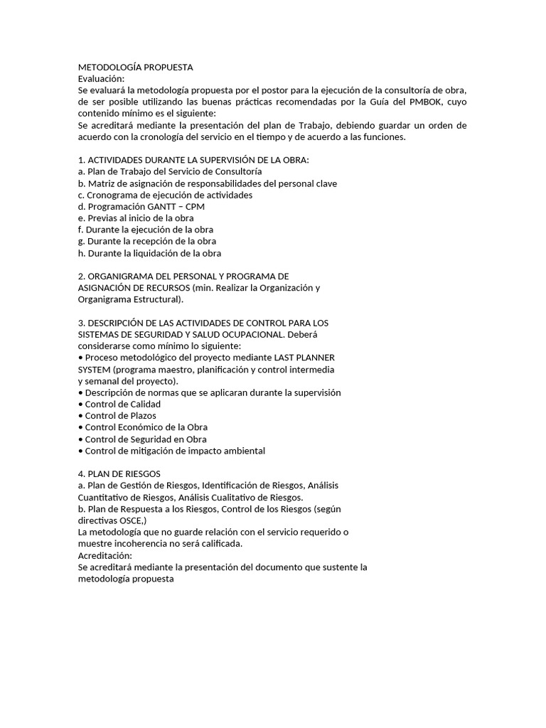 Metodología Propuesta | PDF