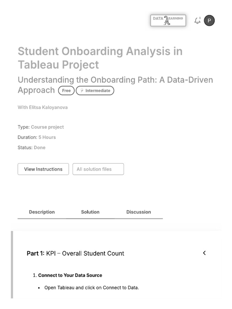 Project Student Onboarding Analysis | PDF