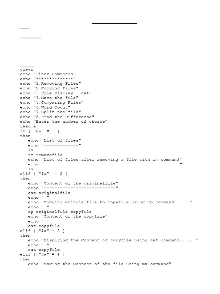 Semester IV Linux Lab Record | PDF | Computer Programming | Software ...