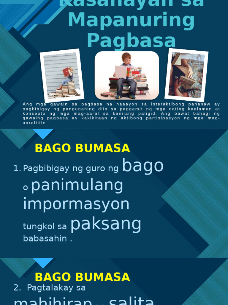 Kasanayan Sa Mapanuring Pagbasa | PDF