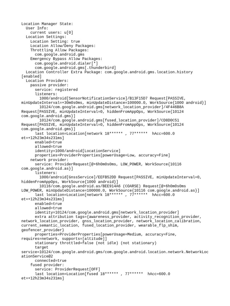 Standby Dump Location 2024 1109 021411 | PDF | Geomatics | Wireless