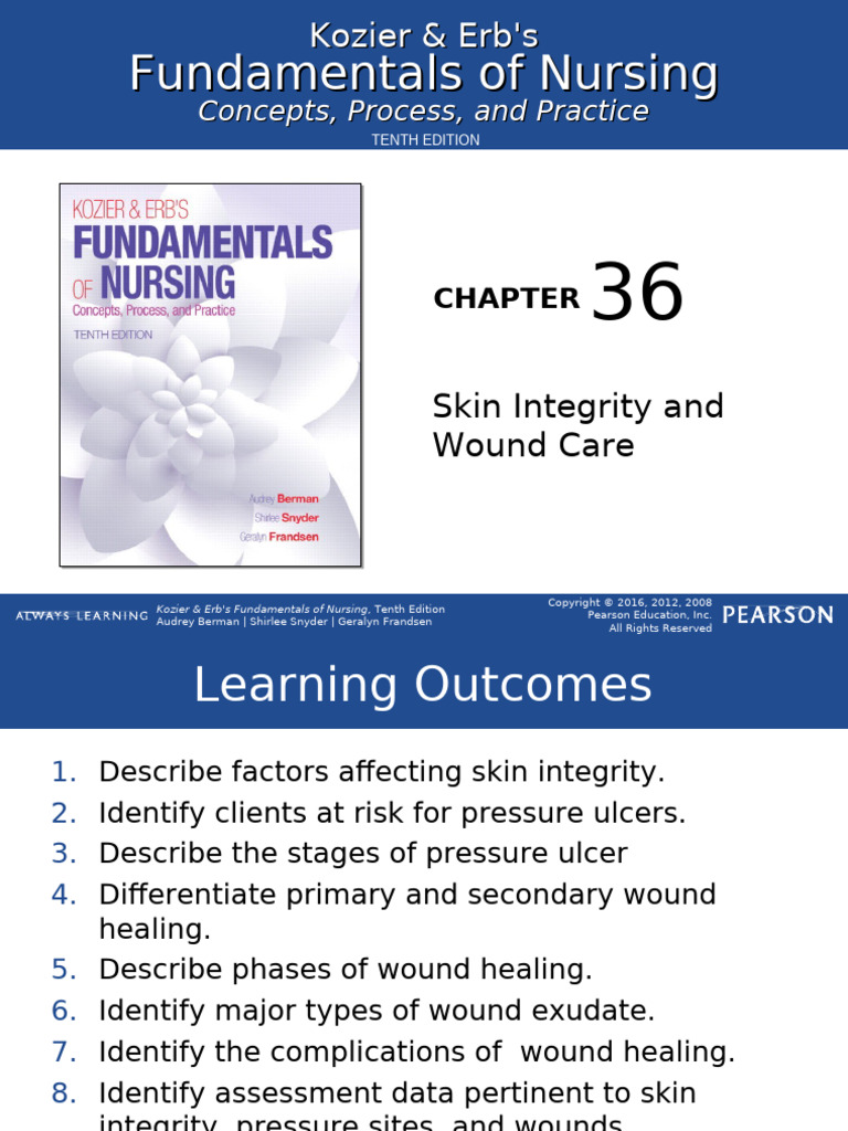 4 +5 Skin Integrity Wound ch36 Modified by Ali Batran | PDF | Wound | Wound Healing