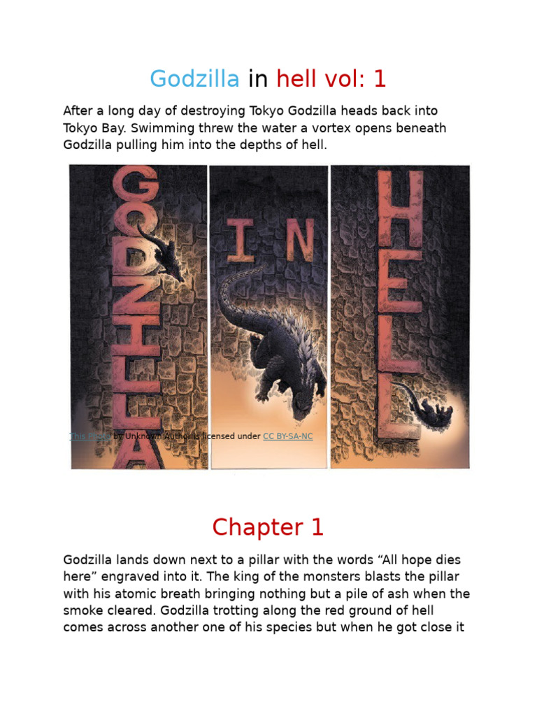 Godzilla in Hell | PDF