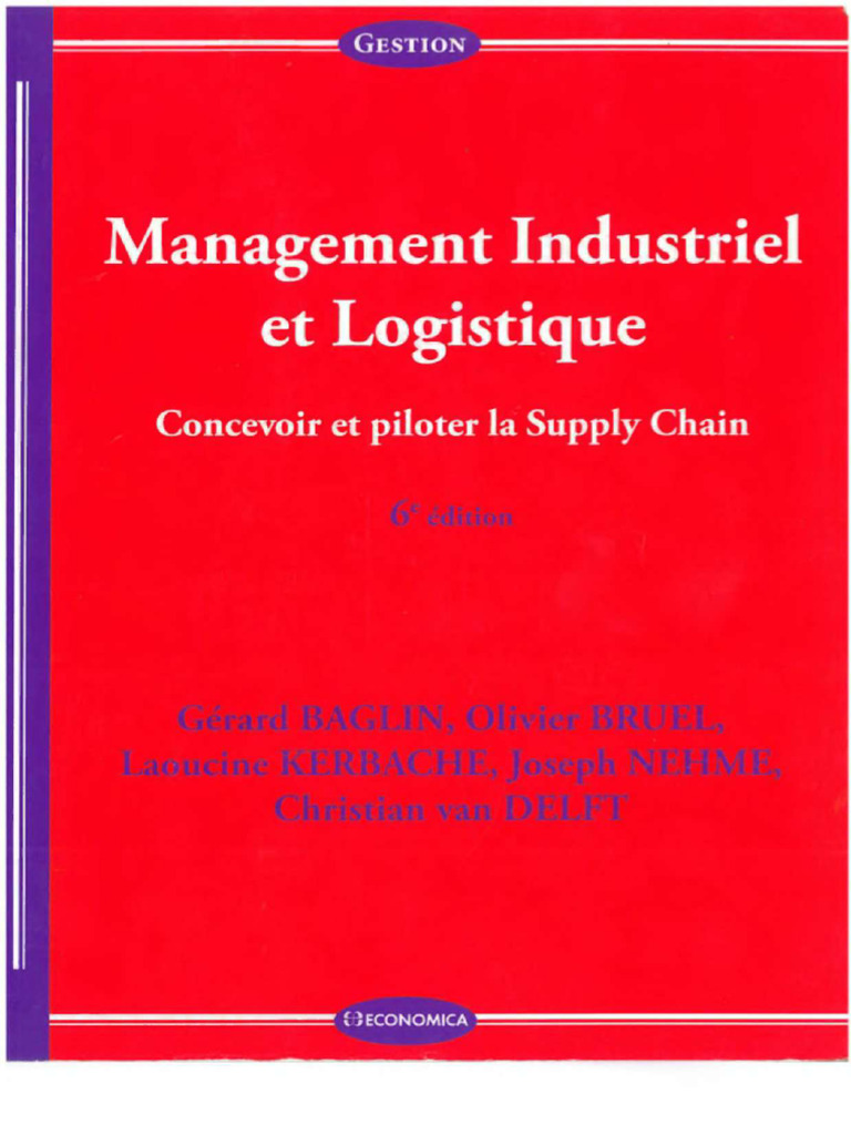 Management Industriel Et Logistique | PDF