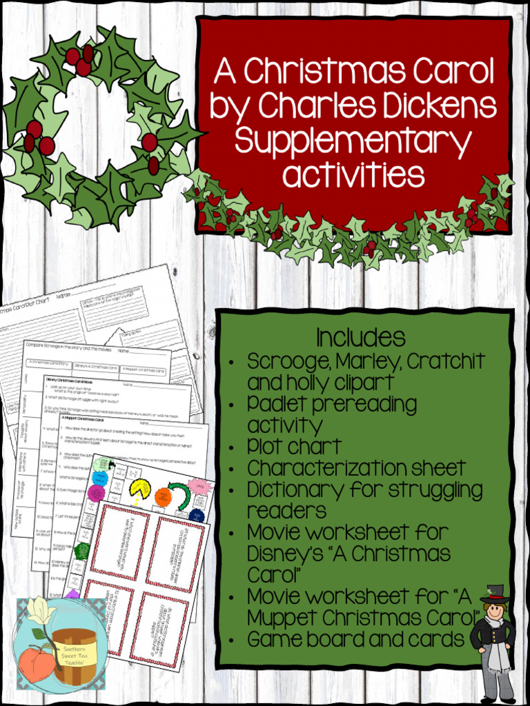 Literary Unit Activities | PDF | Ebenezer Scrooge | A Christmas Carol