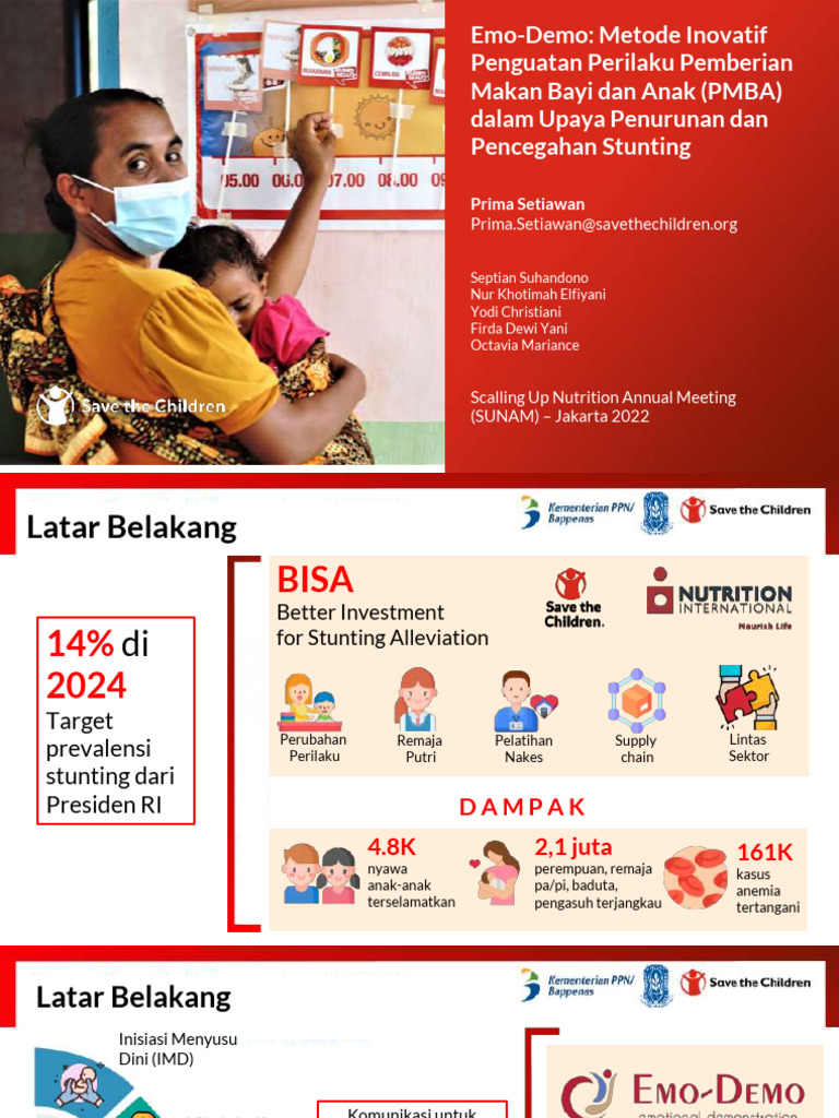 Emo-Demo untuk Cegah Stunting Anak | PDF