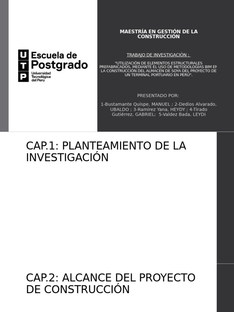 Maestría en Gestión de La Construcción | PDF