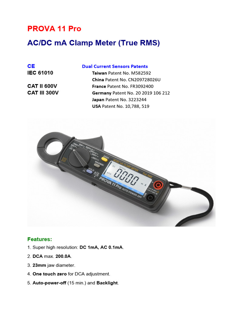 11 Pro-Data Sheet-EN-20220311 | PDF | Alternating Current | Power Supply