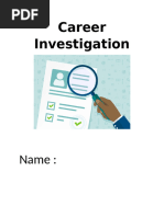 Student Career Research Guide | PDF