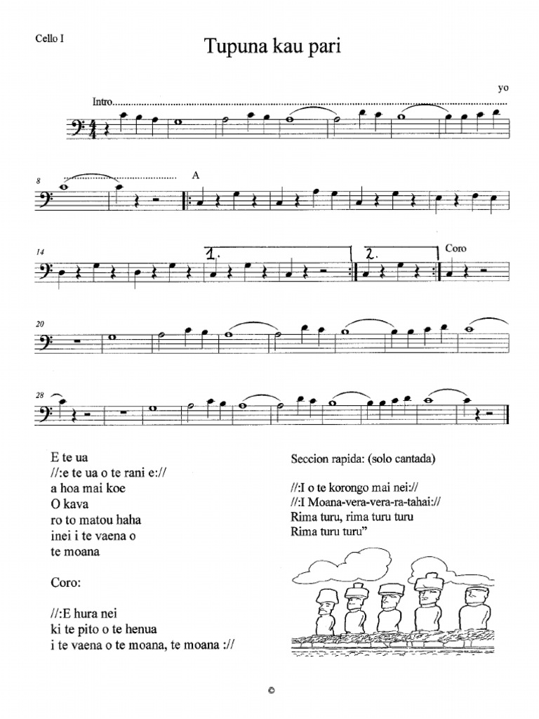 Tupuna Cello 1 | PDF