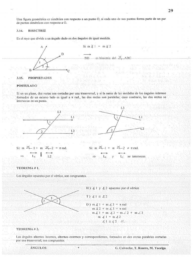 Postulados y Teoremas | PDF